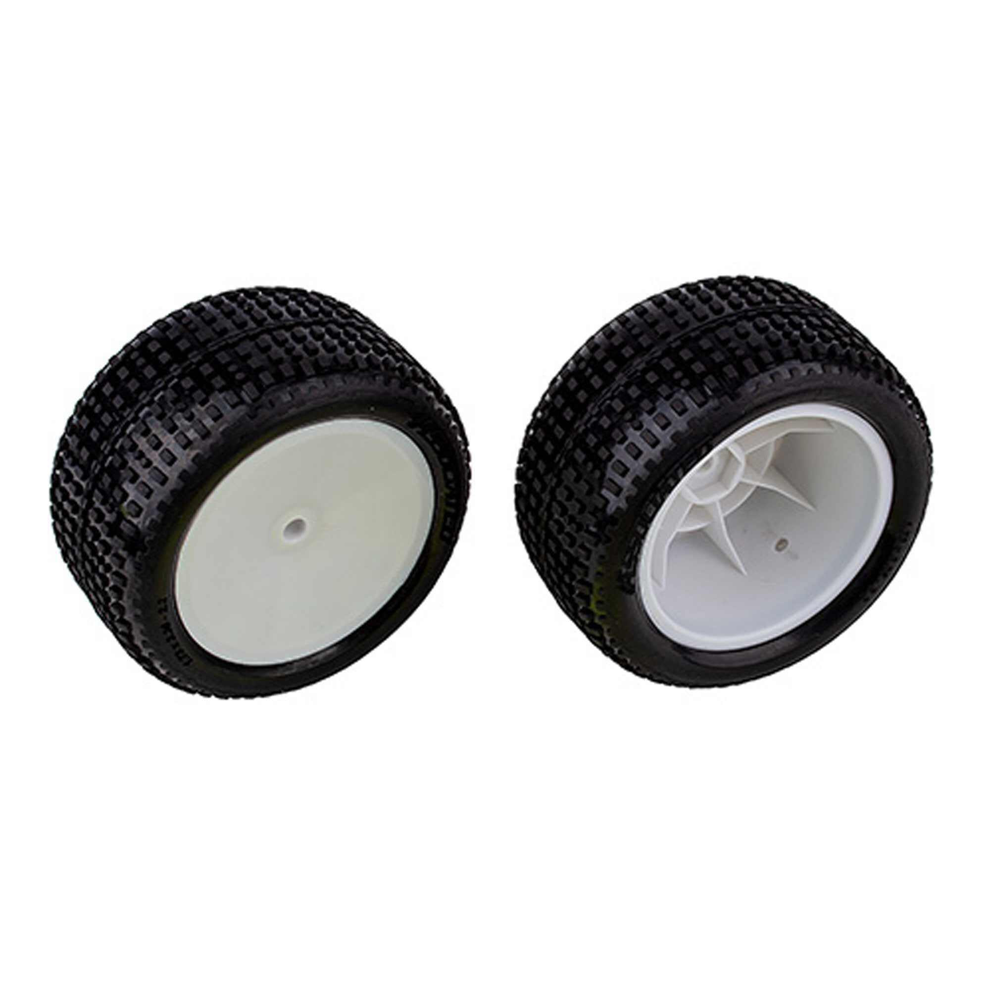 RB10 RTR Front Wheels and Tires, mounted | Xtreme RC